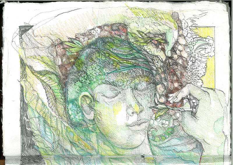 Sketchbook Drawings Women and The Goddess